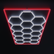 HexGlow - 15 Hex LED Lighting Kit With Red Border (16’ x 8’) – HexGlow ...