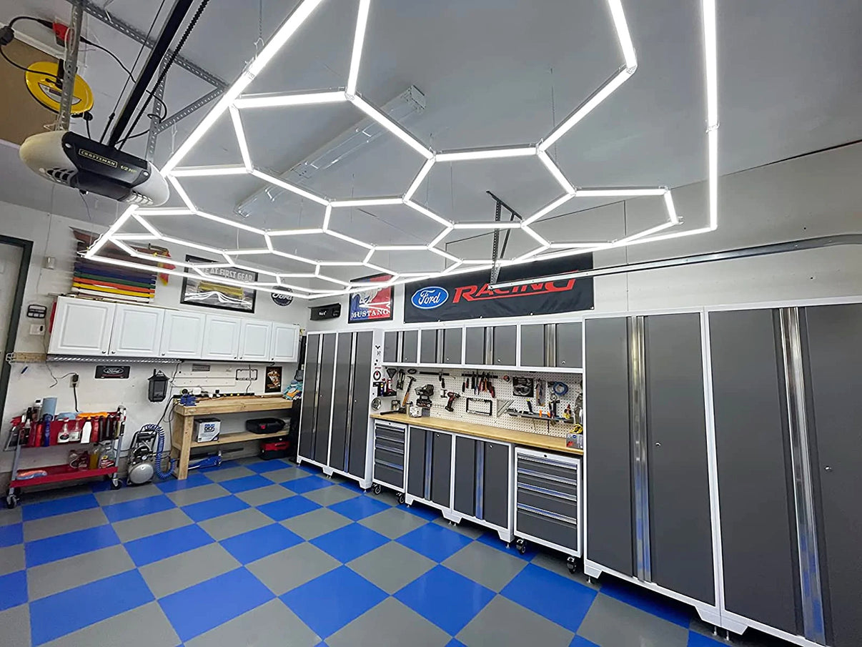 Small 15 Hex Kit With Border (16’ x 8’) – HexGlow Lighting